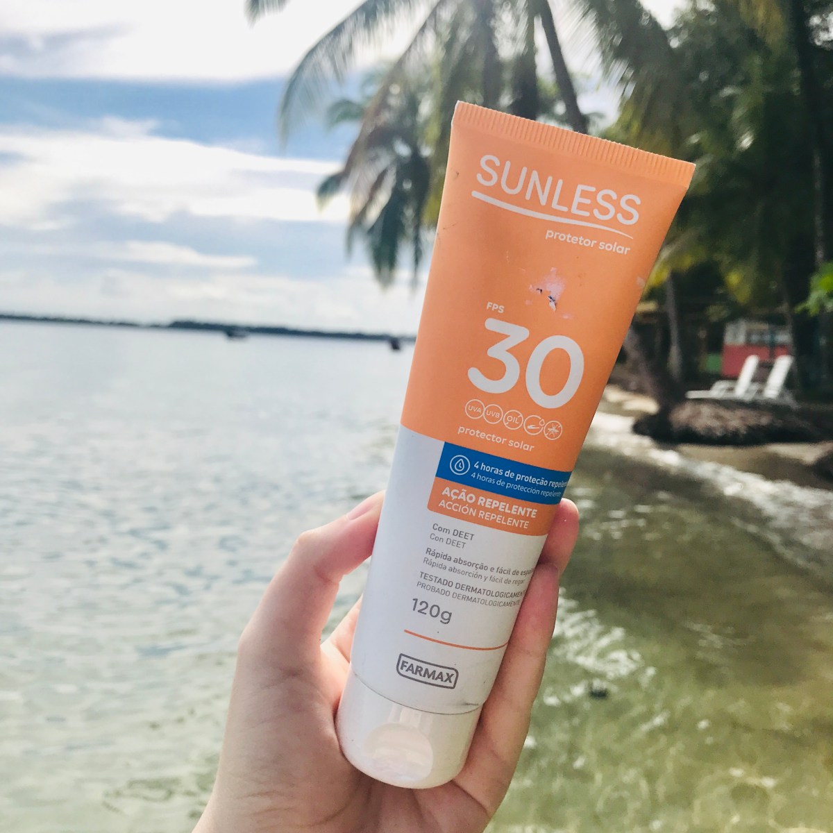 Protector solar con repelente │Sunless de Farmax │Review – Anto Art